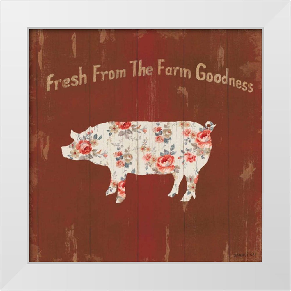 Nai, Danhui 12x12 White Modern Wood Framed Museum Art Print Titled ...