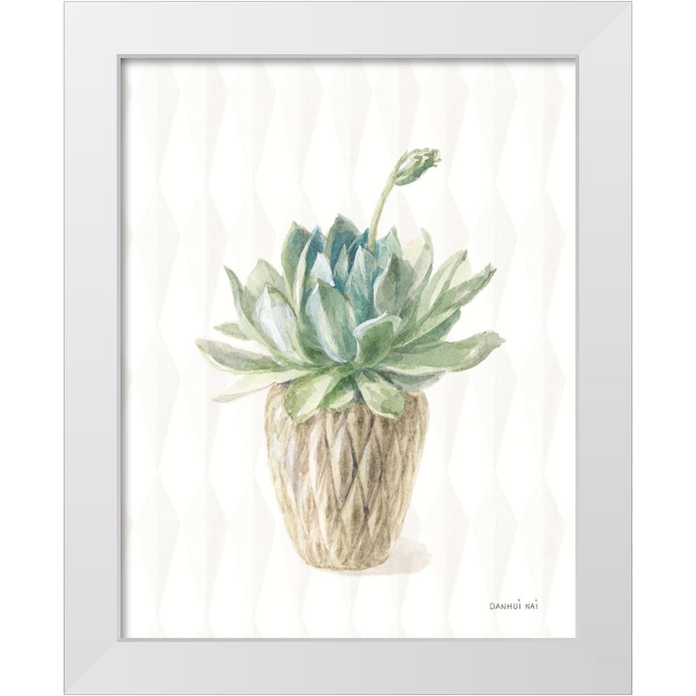 Nai, Danhui 12x14 White Modern Wood Framed Museum Art Print Titled ...