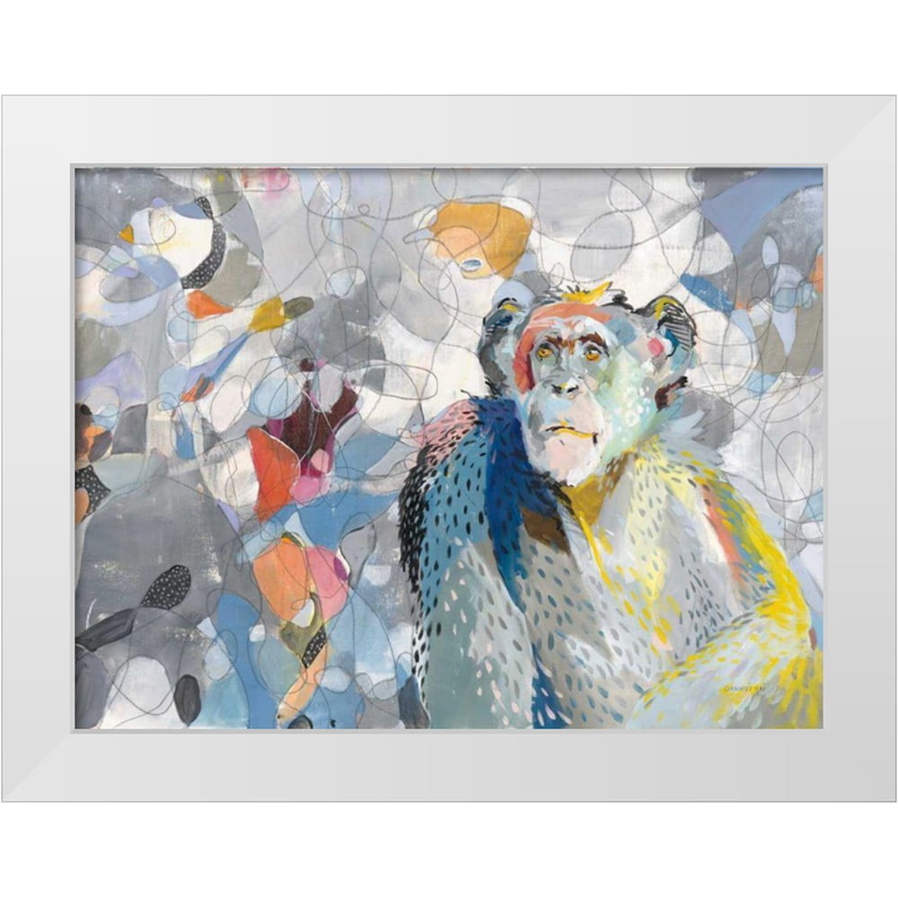 Nai, Danhui 14x12 White Modern Wood Framed Museum Art Print Titled ...