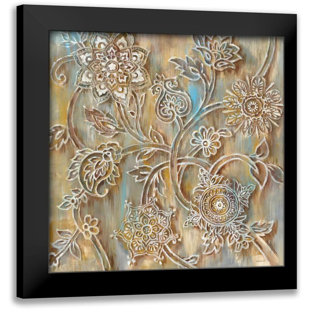 Nai, Danhui 15x15 Black Modern Framed Museum Art Print Titled - Henna ...