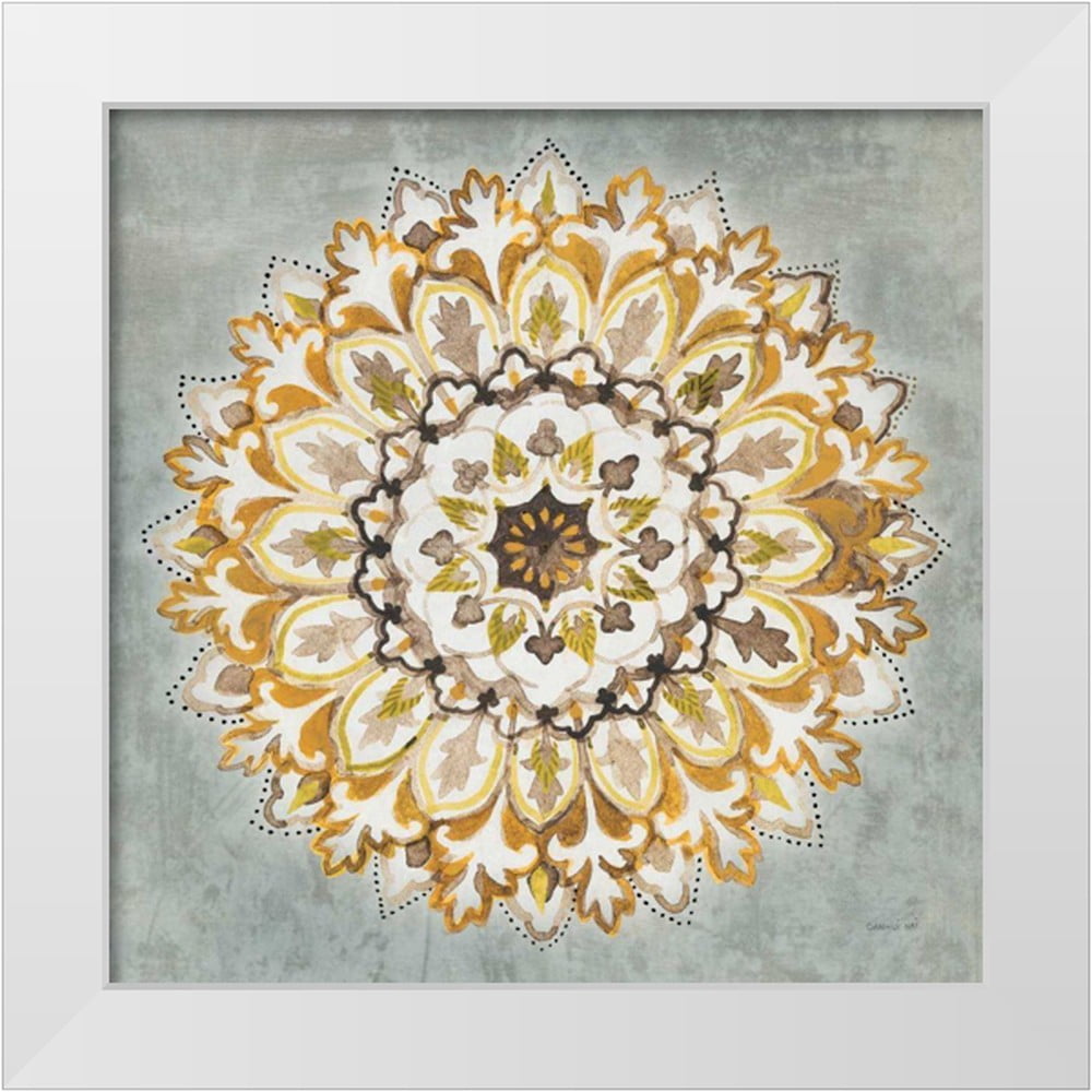 Nai, Danhui 20x20 White Modern Wood Framed Museum Art Print Titled ...