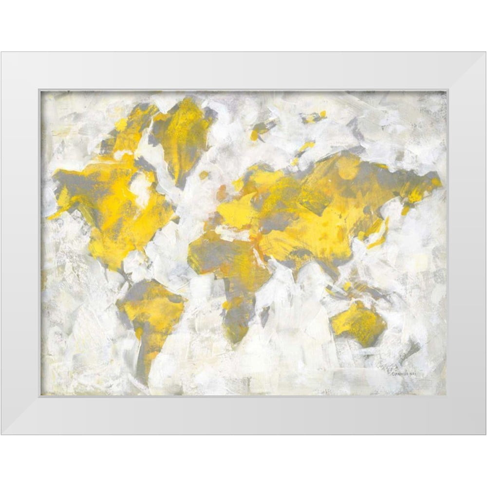 Nai, Danhui 24x19 White Modern Wood Framed Museum Art Print Titled ...