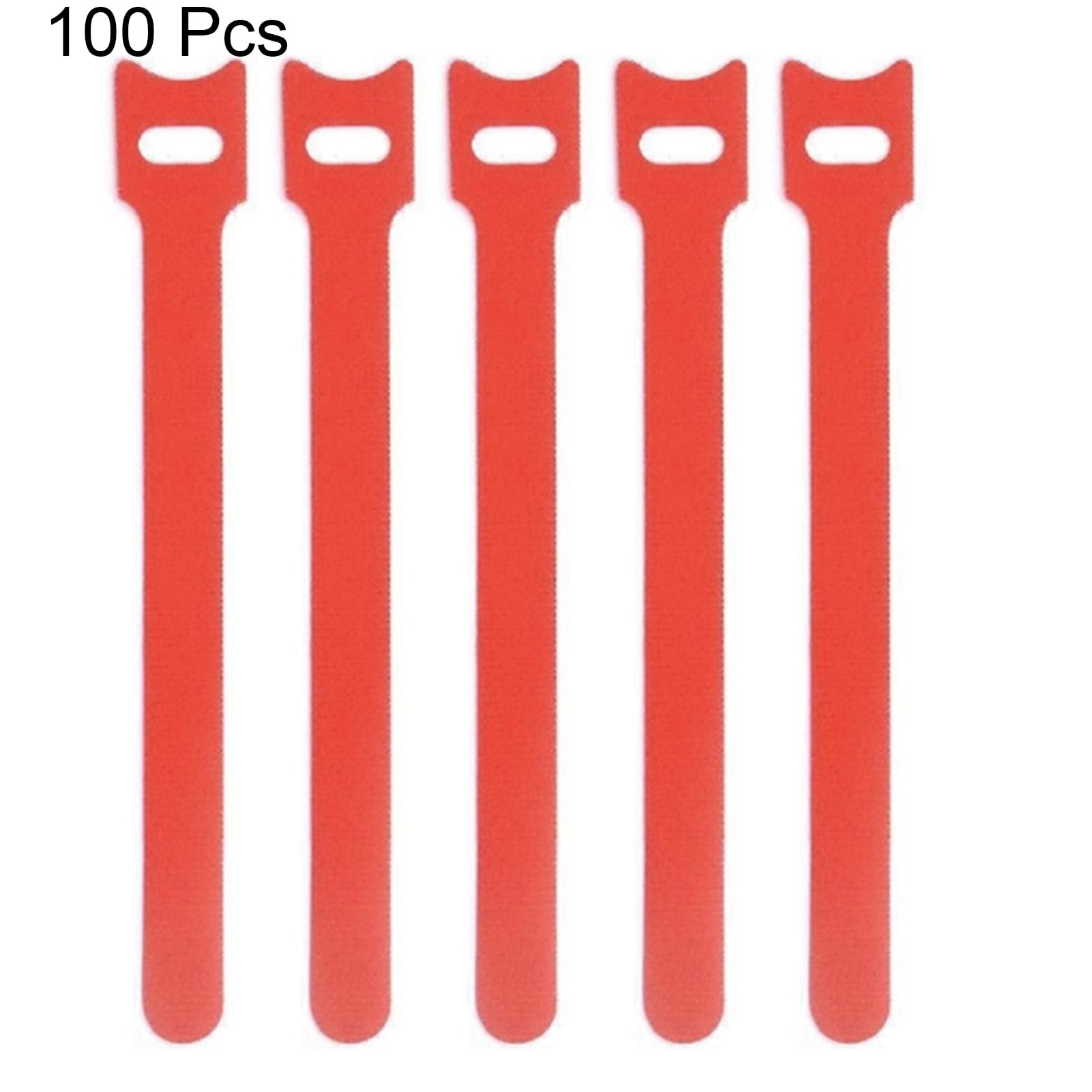 Naierhg 100Pcs Cable Management Belt Anti-tangle Fastener Tape Nylon ...