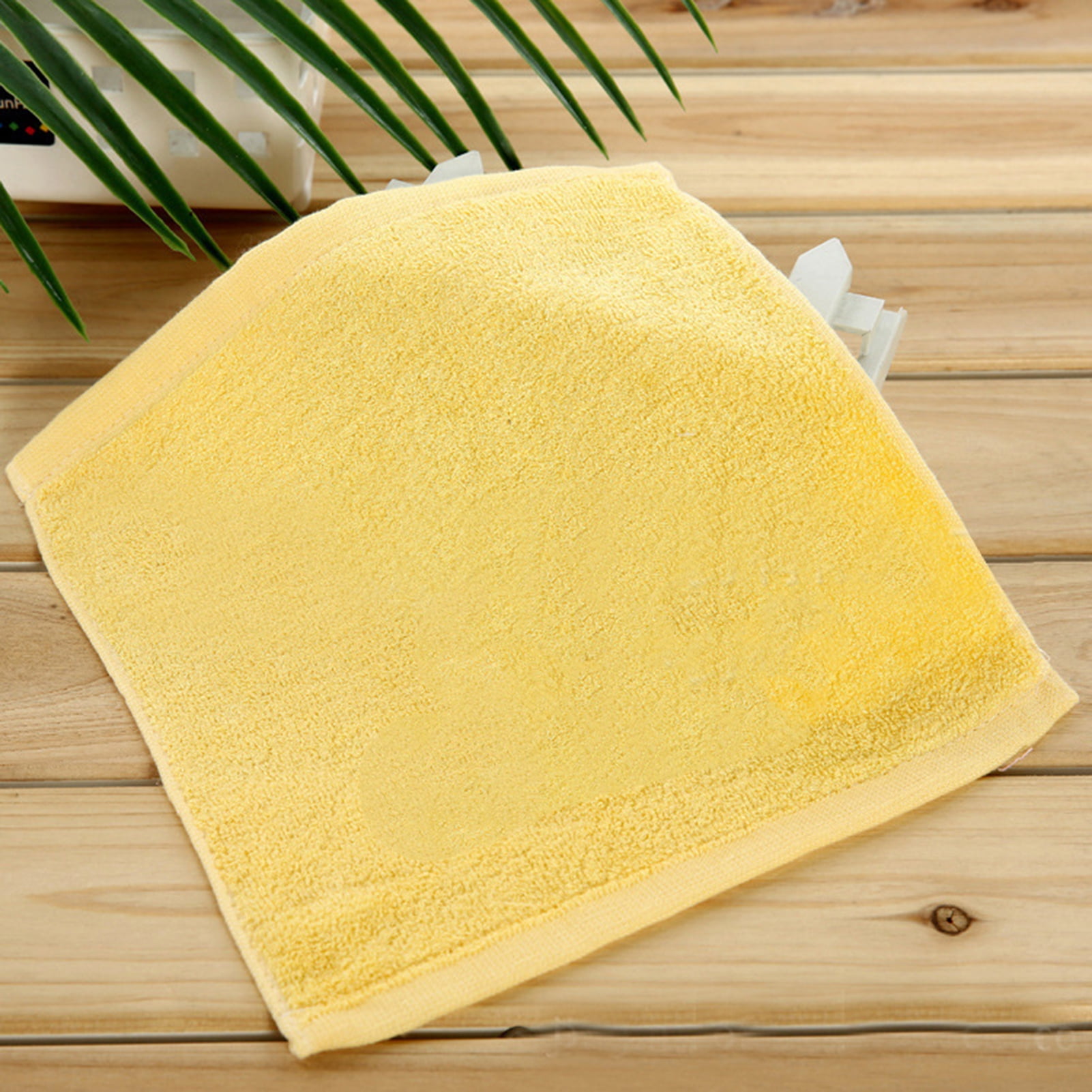 Naierhg 25x25CM Square Towel Ultra Soft Bamboo Fiber Hanging Loop Quick ...