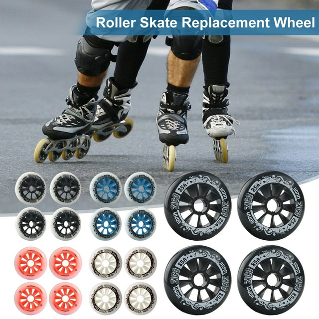Naierhg 4 Pack Inline Skate Wheels 90/100/110mm Skate Replacement ...