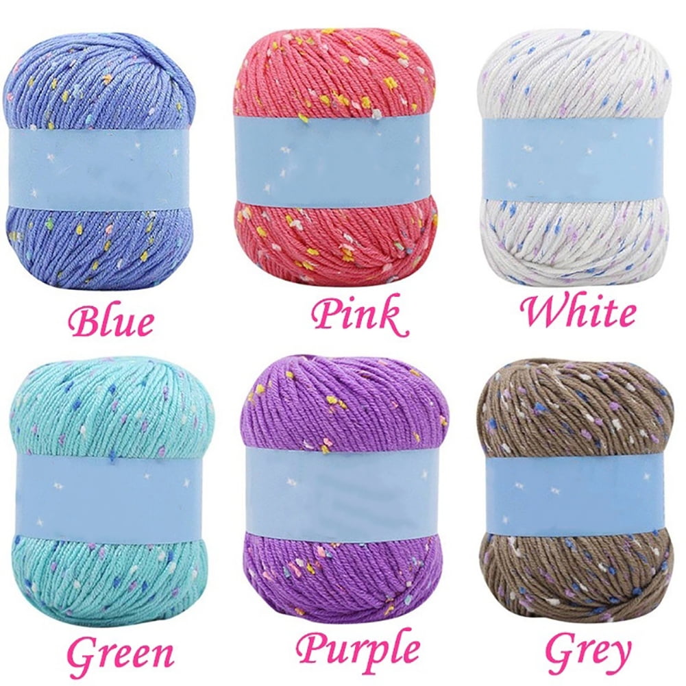 Naierhg 50g Dots Knitting Sewing Thread Scarf Sweater Hat Crochet Craft ...