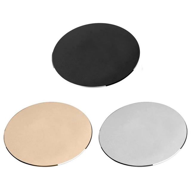 Naierhg Aluminium Alloy Waterproof Round Desktop Gaming Mouse Mat Pad ...