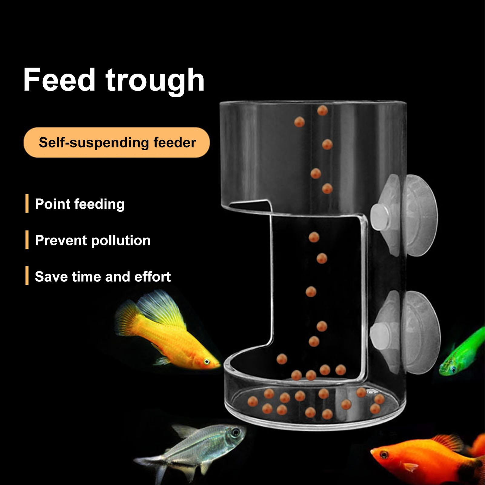 Naierhg Automatic Fish Feeder Brine Shrimp Feeder Red Worm Feeder with ...