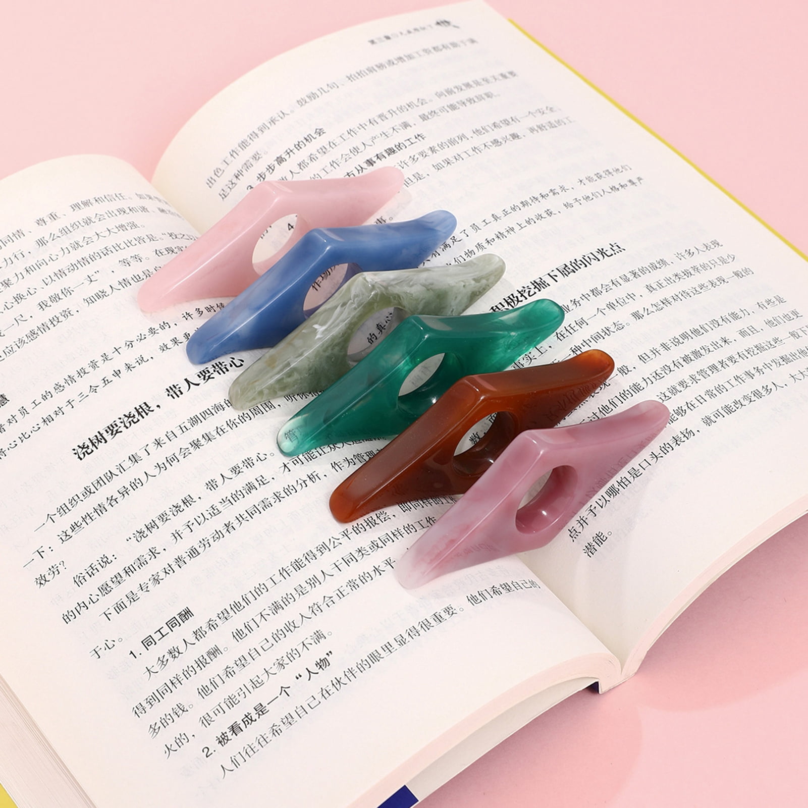 Naierhg Book Page Holder Unique Shape Multifunctional Smooth Surface ...