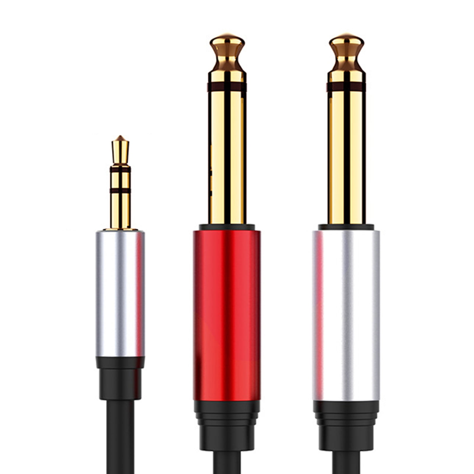 Naierhg Converter Cable Widely Compatible 3.5mm Stereo to Dual 6.5mm ...