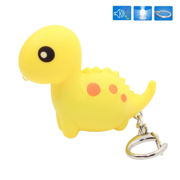 Naierhg Dinosaur Bear Train kawaii LED Light Up Keychain Key Ring with ...