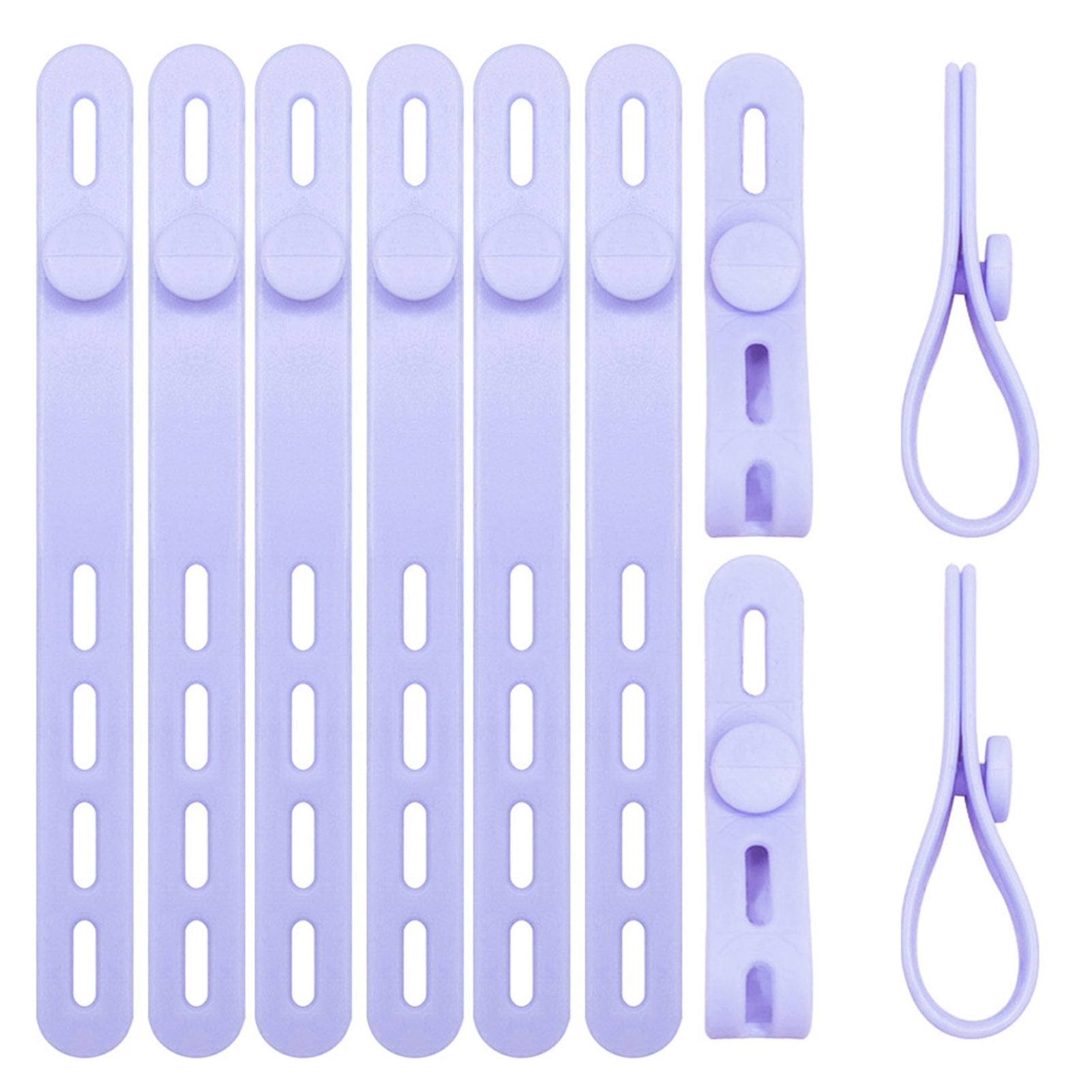 Naierhg Environmentally Cord Holder 10pcs Silicone Cable Organizer ...