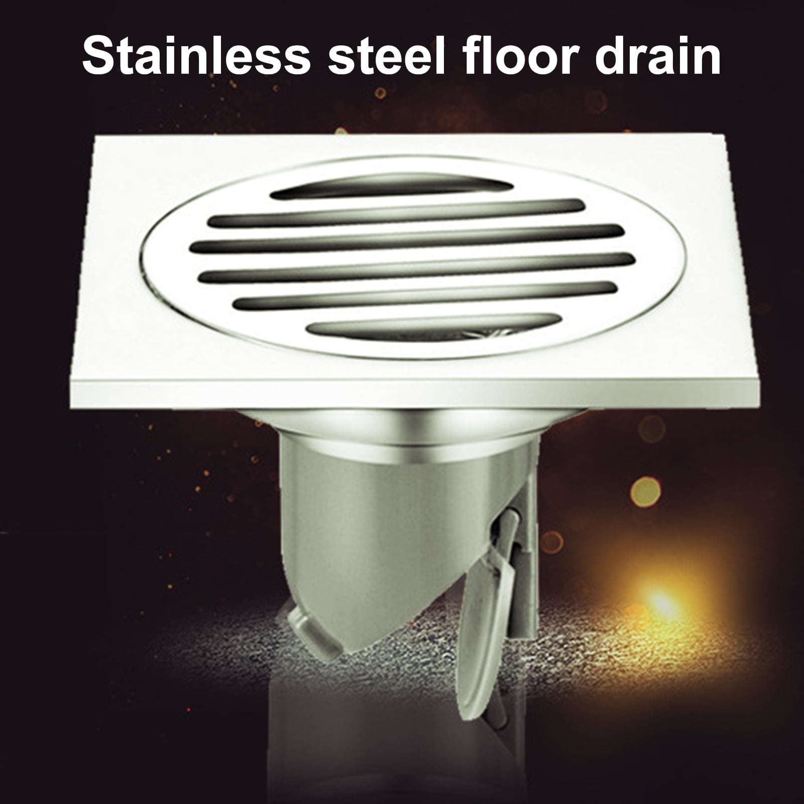 Naierhg Floor Drain Double Filter Design Anti-odor Anti-blocking Drainage Insert Drain Plug Hair ...