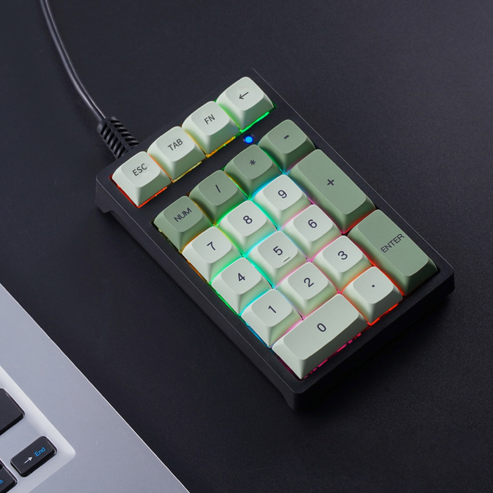 Naierhg Laptop Keypad with Mechanical Green Switches Mechanical Green ...