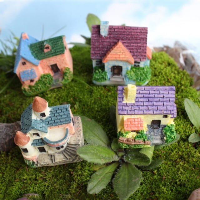 Naierhg Micro Landscape Decor Miniature Fairy Garden House DIY Craft ...