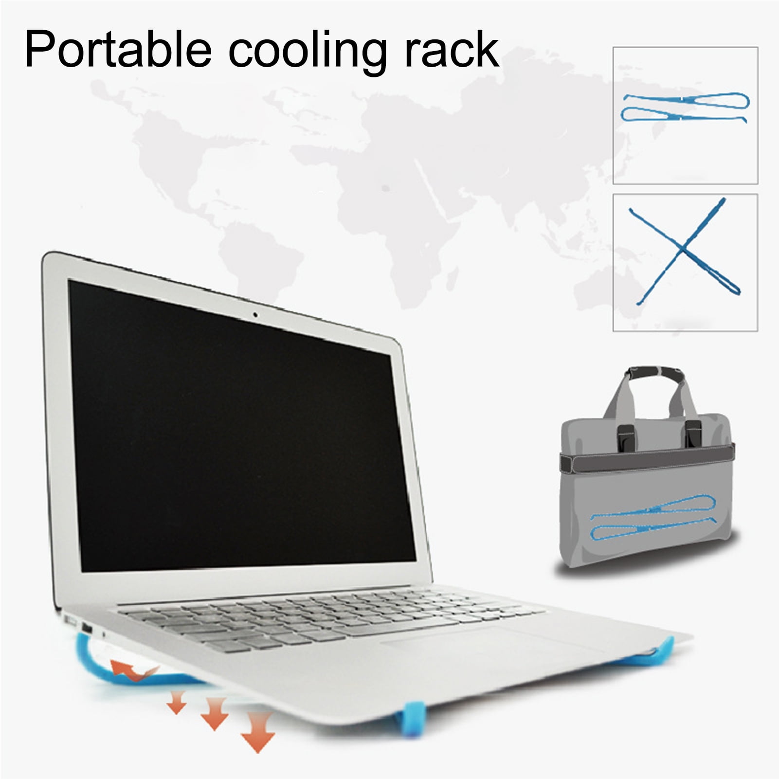 Naierhg Portable Detachable Assembly X-Shaped Heat Dissipation Laptop ...