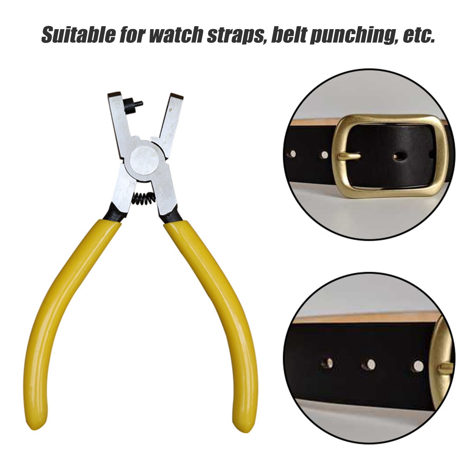 Naierhg Shoe Strap Hole Puncher Pliers with Ergonomic Handle Easy to ...