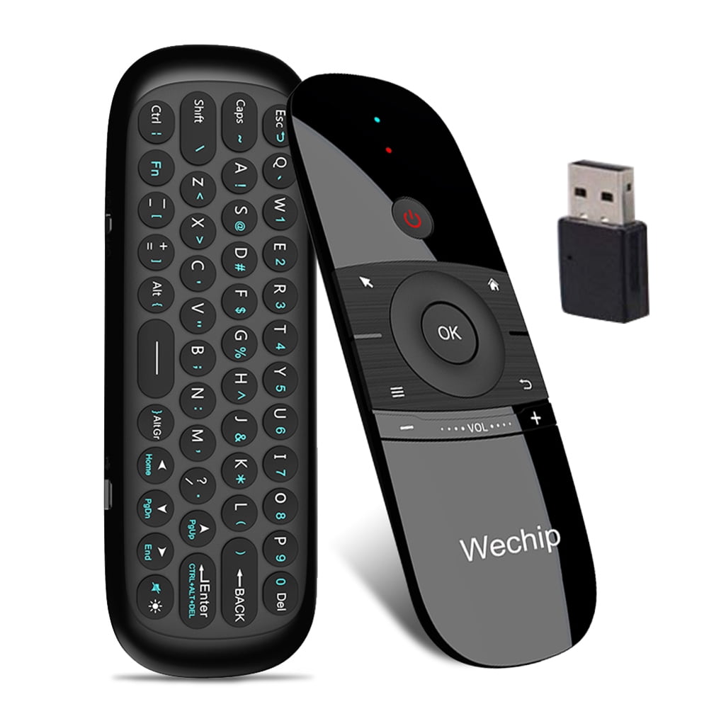 Naierhg W1 2.4G Wireless Keyboard Air Mouse Smart Remote Control for ...