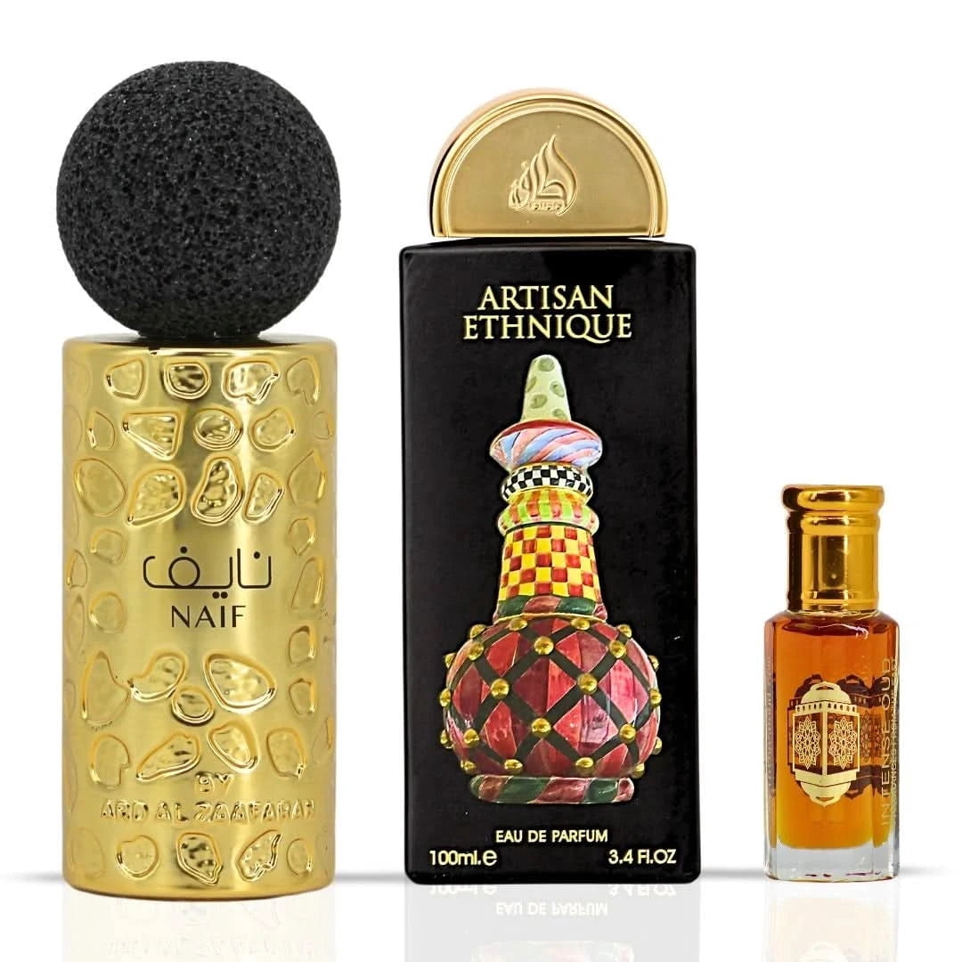 Naif by Ard Al Zaafaran and Artisian Ethnique by Lattafa Ead de Parfum ...