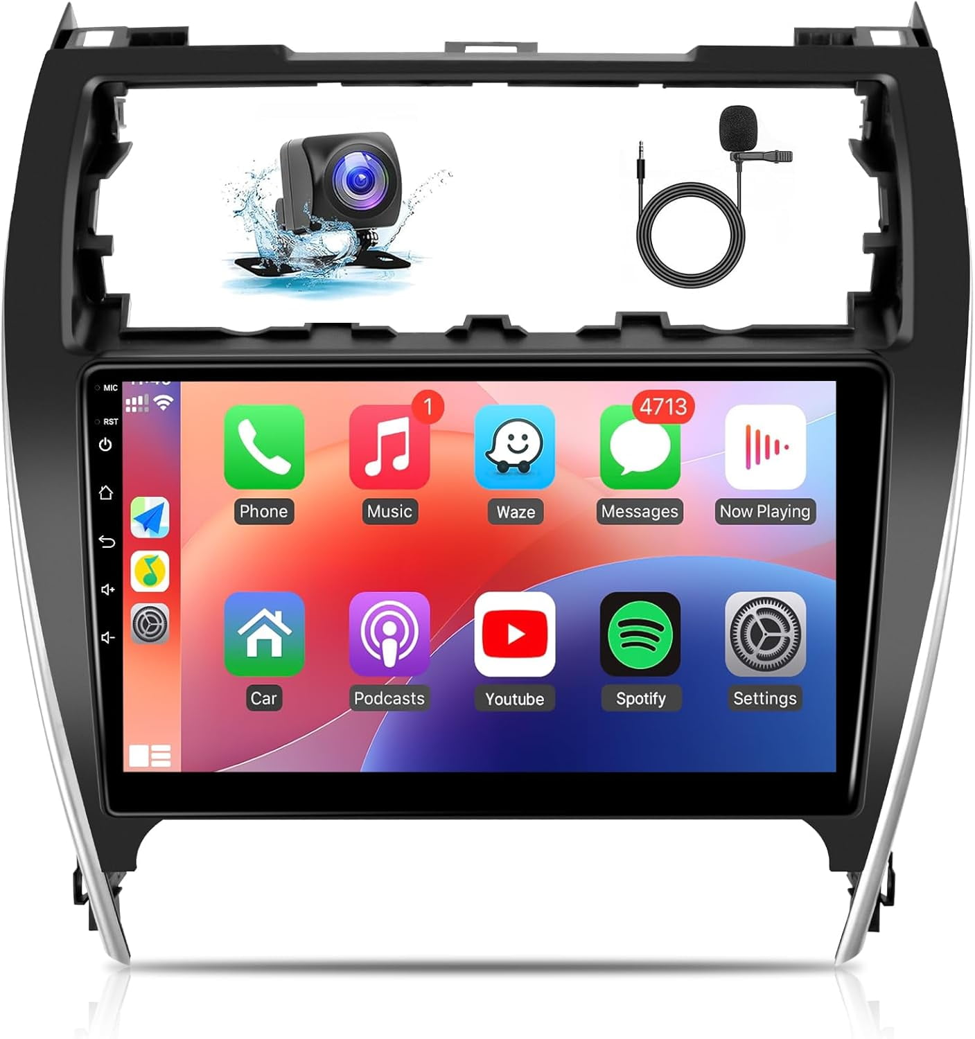 Naifay Android Car Stereo for Toyota Camry 2012 2013 2014 with Carplay ...