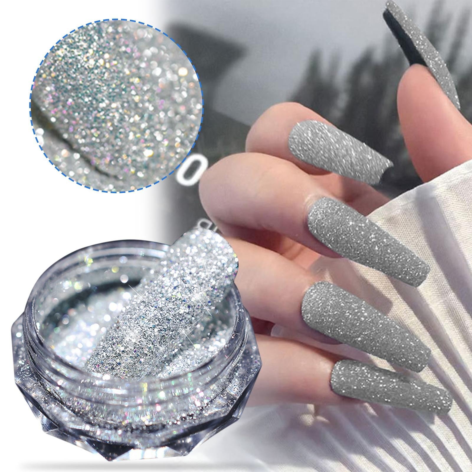Nail Accessories Nail Mirror Pigment Powder Nail Flash Powder Shiny Powder Flash Nail Crystal ...