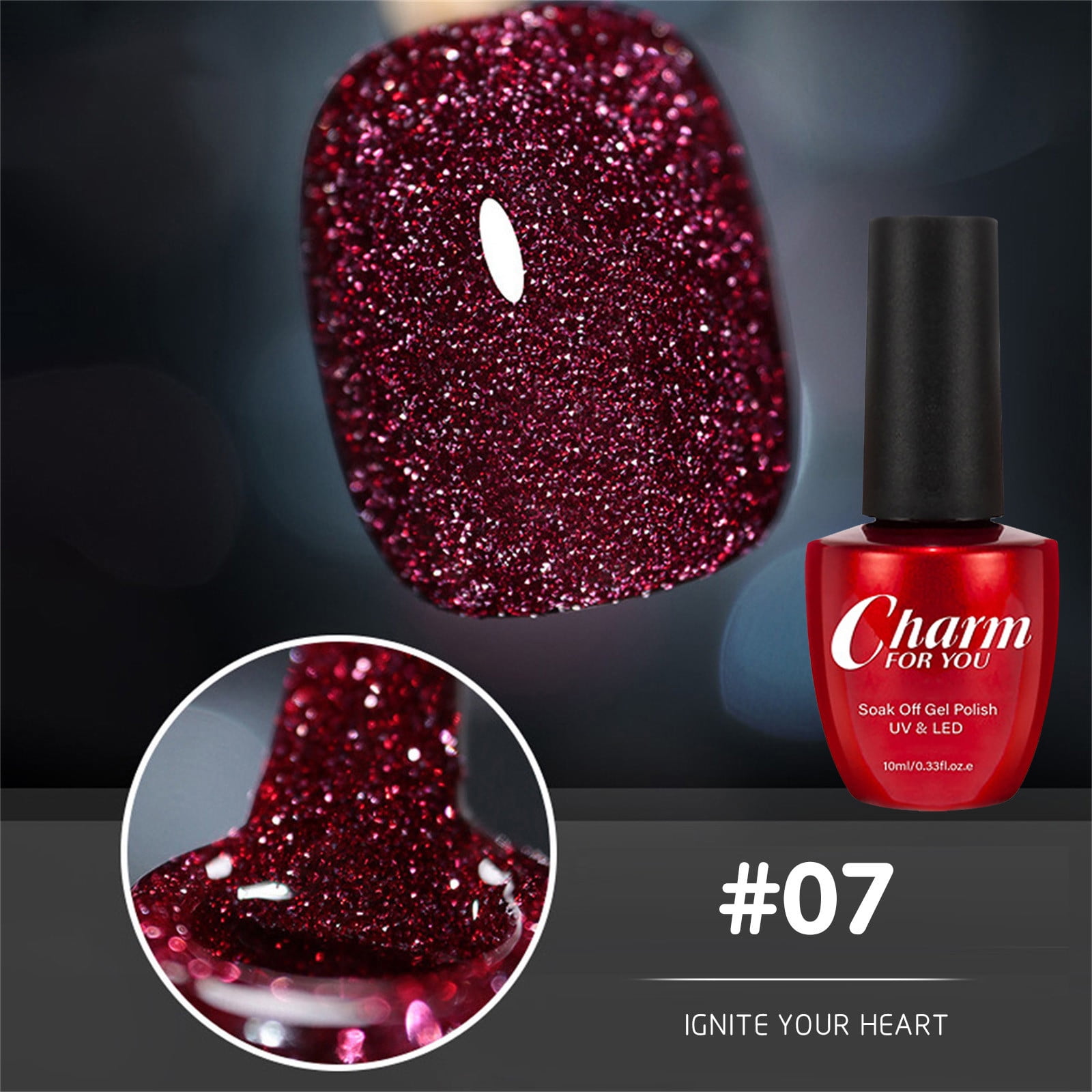 Nail Adhesive, Diamond Glue, Phototherapy Gel, 10ml, Nail Polish ...