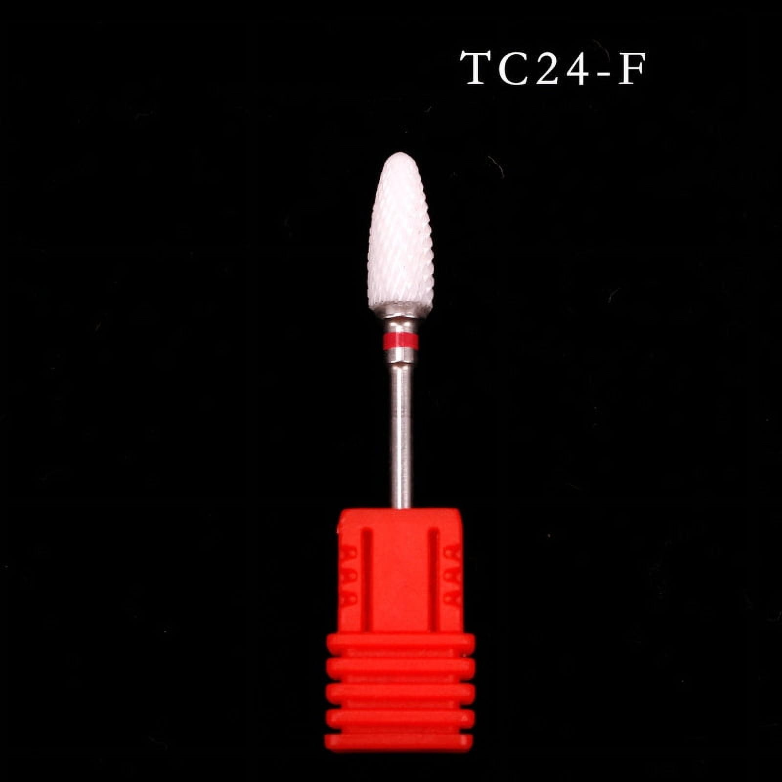 Nail Art Ceramic Grinding Head Single Corn Bullet Cylindrical Rocket ...