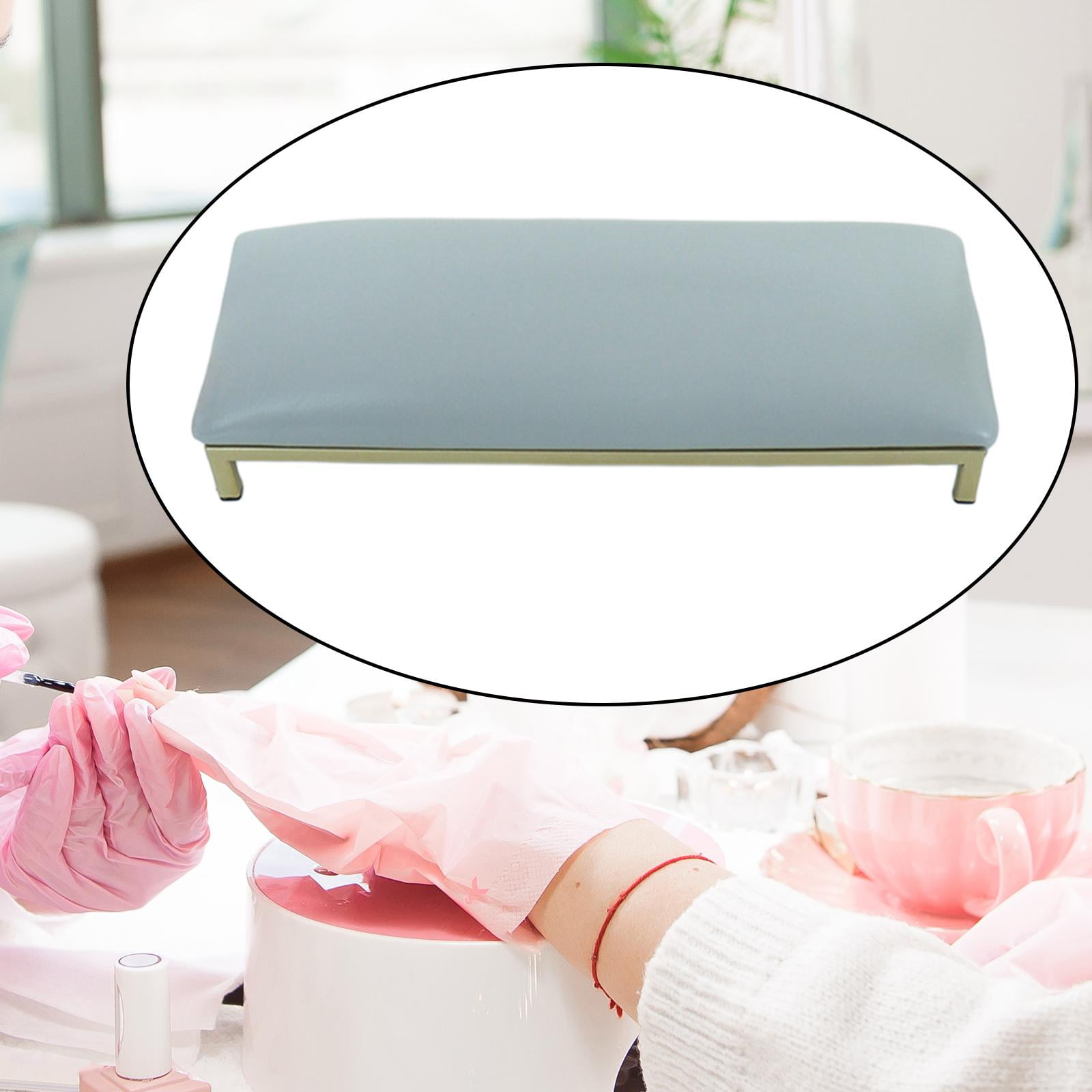 Nail Art Hand Pillow Nail Table Mat Metal Manicure Hand Rest Cushion ...