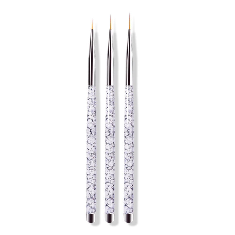 Nail Art Liner Brush,UV Gel Paint Striping Brushes for Short Strokes ...