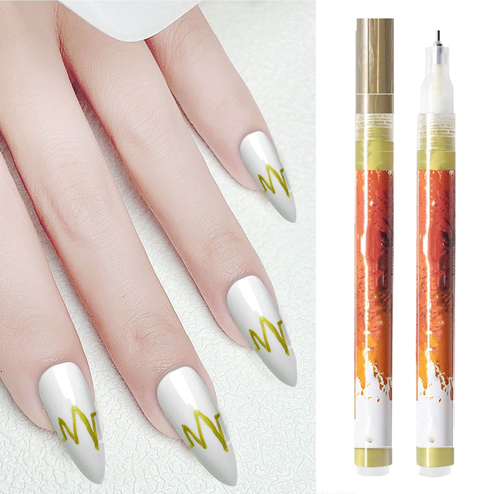 Nail Art Paint Pen – 3D Tracing Flower Brush, DIY Nail Design Tool ...