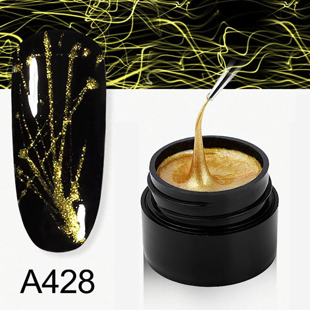 Nail Art Spider Web, 5ml Gel Polish, Wire Drawing, 3D Spider Varnish ...