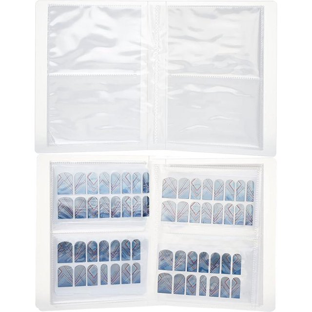 Nail Art Sticker Storage Book Nail Sticker Folder Storage Nail Art Tool ...