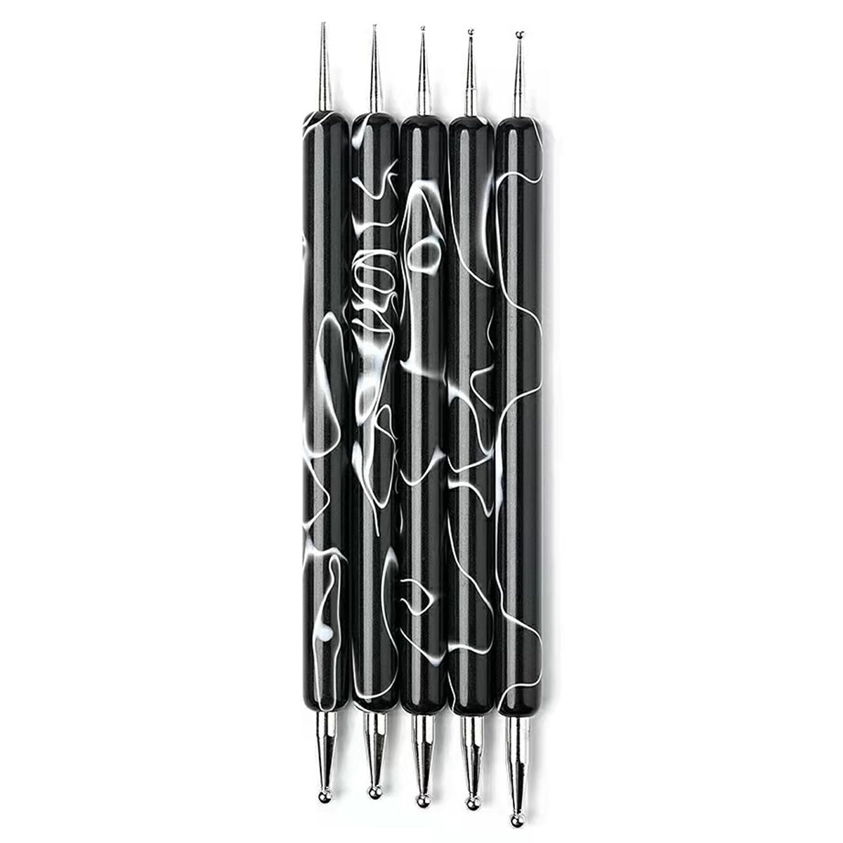 Nail Art Stippling Tool Trace Pen, embossing Pen with double size ball ...