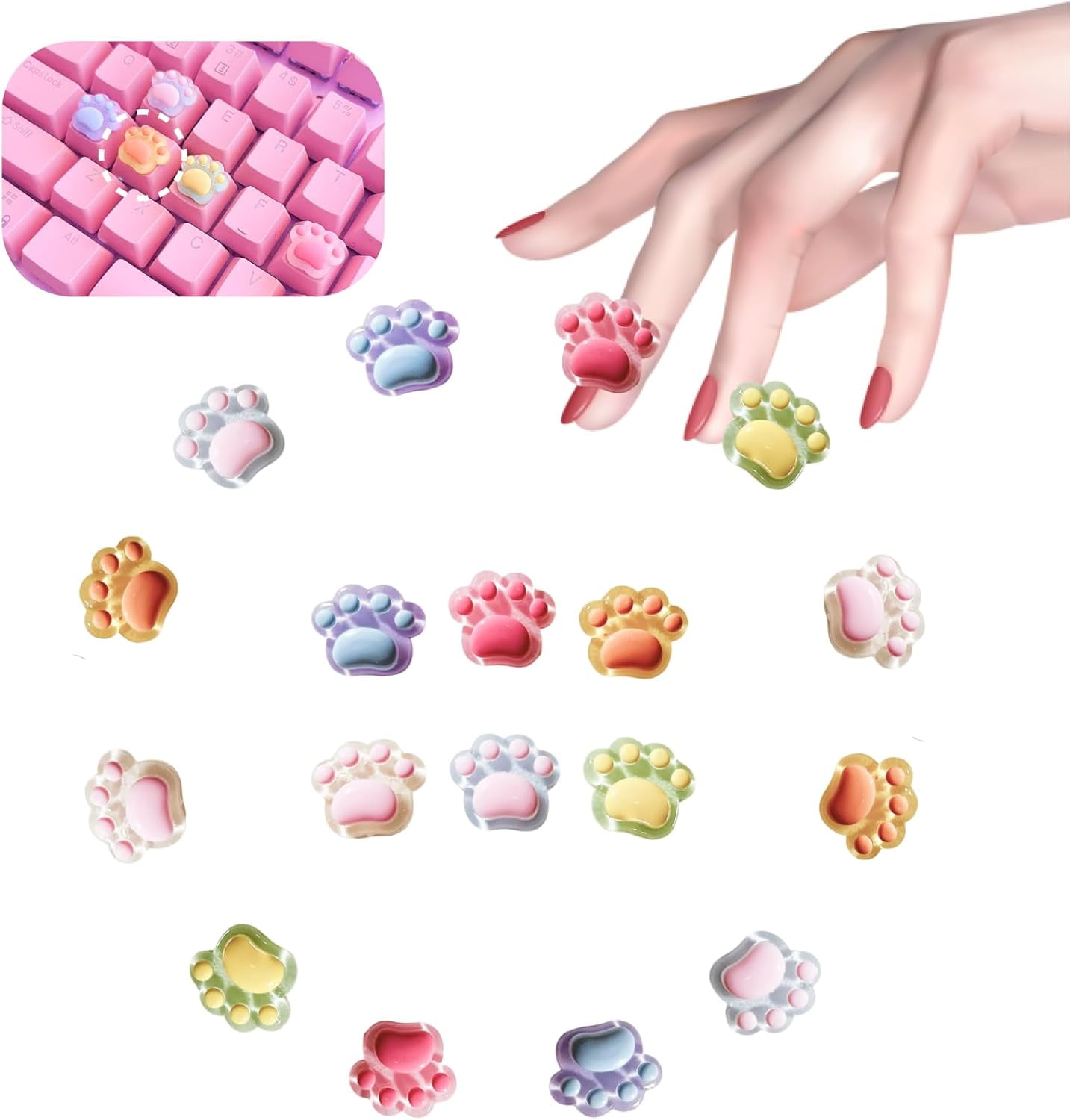 Nail Beauty Protection Stickers - Clear Comfortable Protection for Long ...