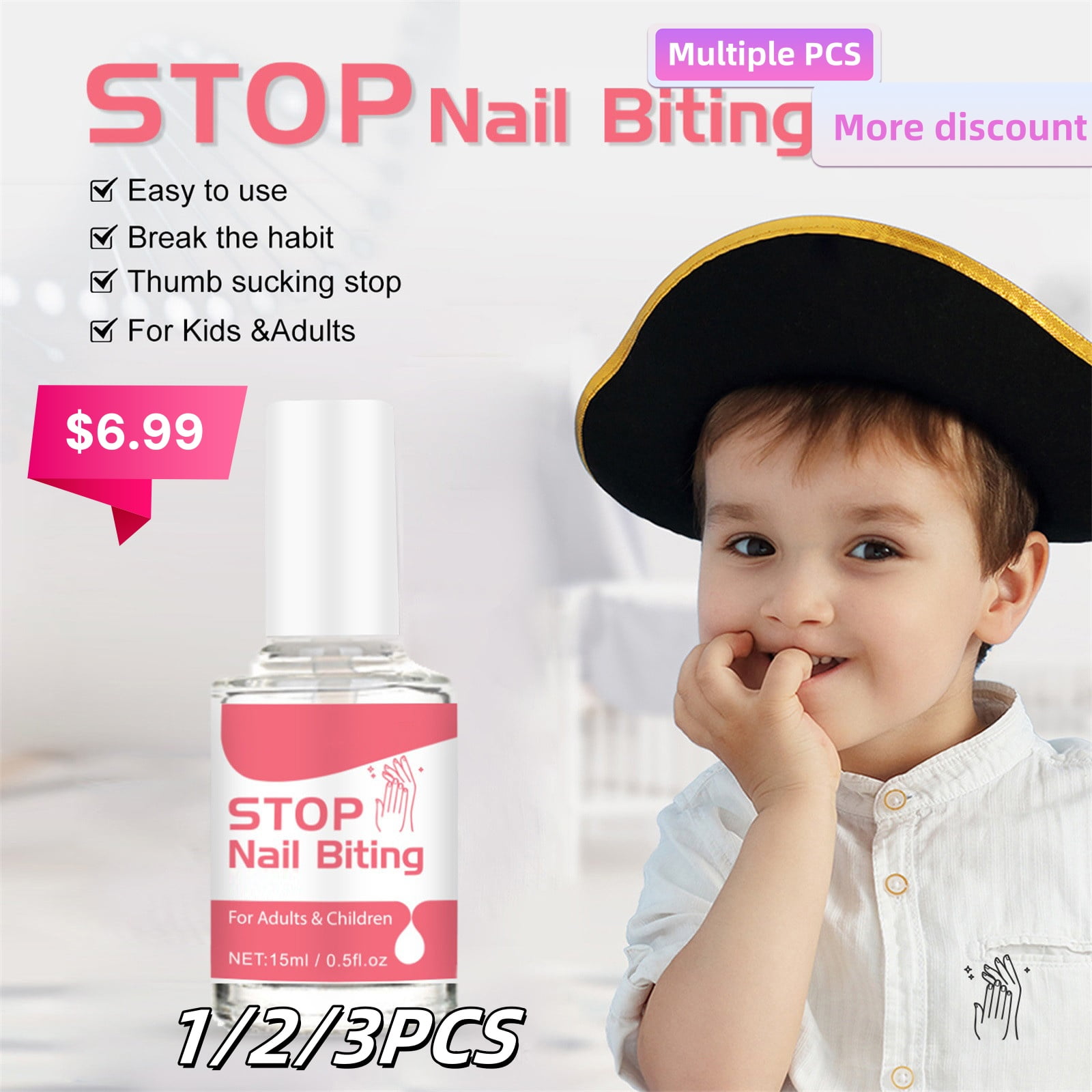 Nail Biting Treatment for Kids, Stop Finger Biting for Kids, Toddlers ...
