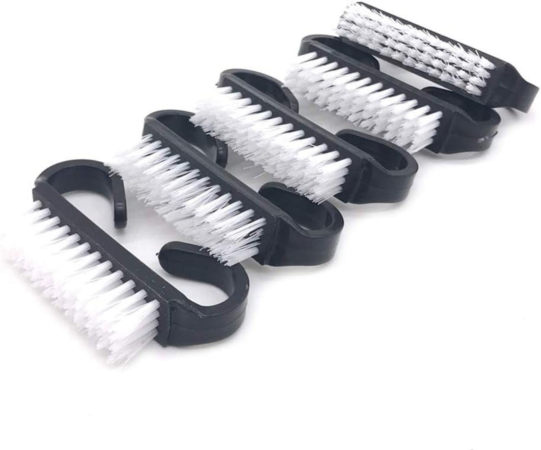 Nail Brush,20 Pieces Black Handle Nail Cleaning Brushes Fingernail ...