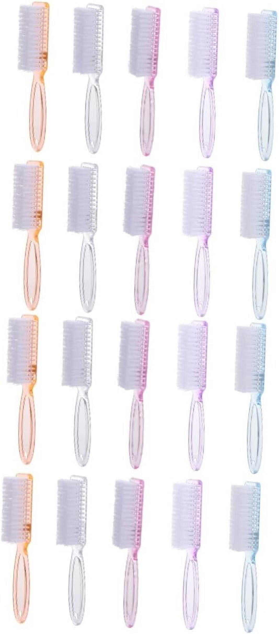 Nail Brush Small 20 Pcs Handle Nail Brush Nail Supplies Nail Brushes ...