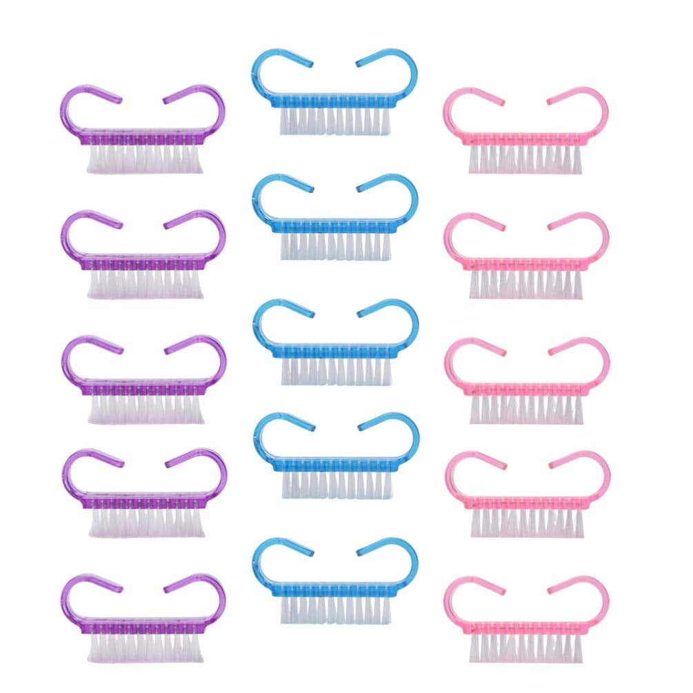 Nail Brushes Handle Grip Nail Brush, 21Pcs Fingernail Scrub Cleaning ...
