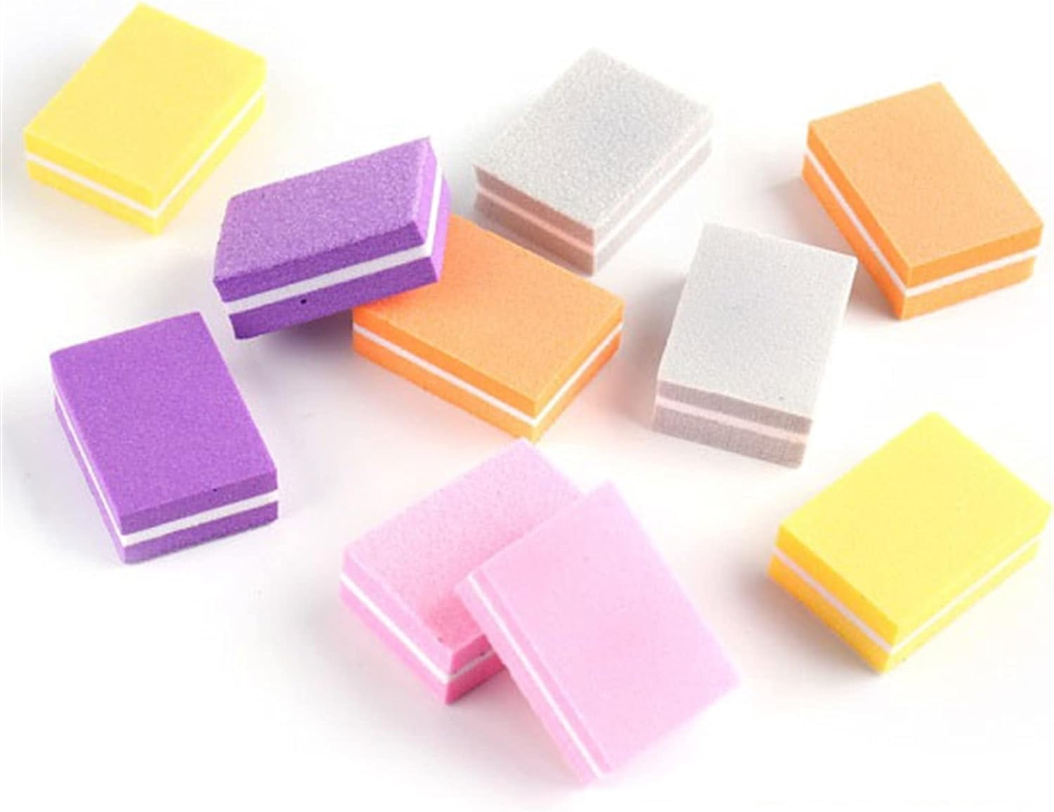 Nail Buffer Blocks Professional Nail Sanding Buffer Block Sponge File ...