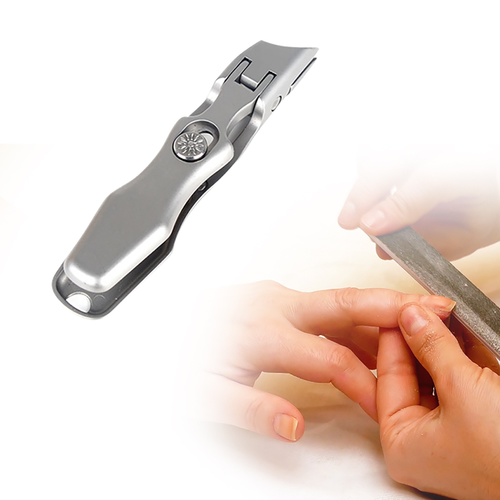 Nail Buffer for Gel Polish Mini Toe Nail Files for Thick Nails 180 Grit ...