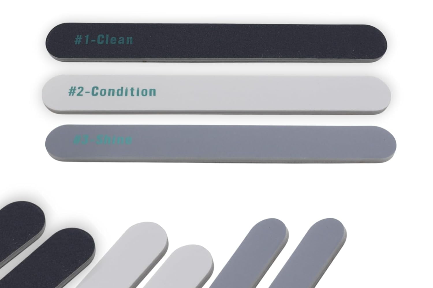 Nail Buffing System – 9 Piece Nail Grooming Tool Set – Includes Three 3 ...