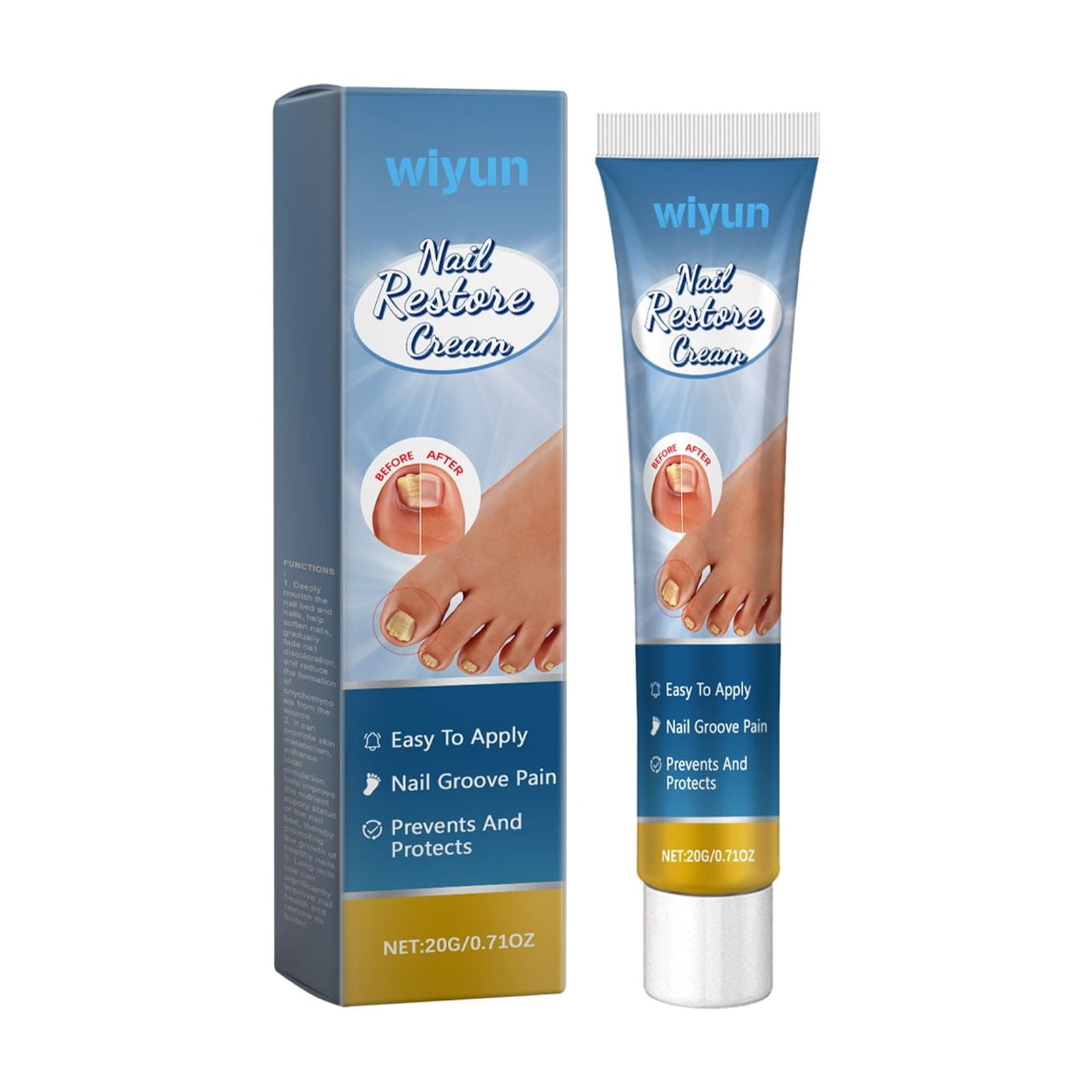 Wiyun Nail Care Cream, Gentle Repair, Clean, Nourish, Shine And Relieve ...