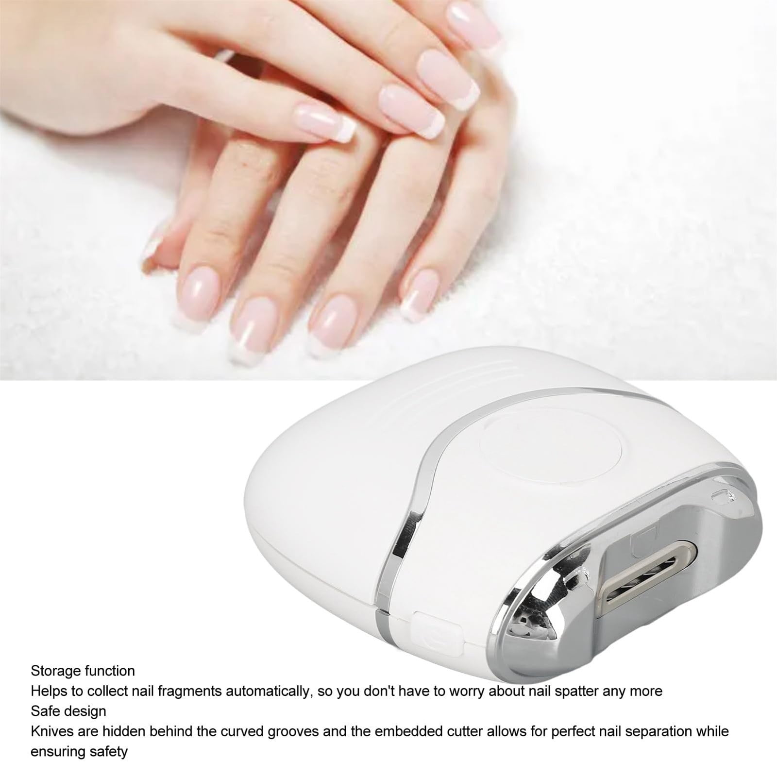 Nail Care Powered Automatic Nail Clipper - Secure Baby Nail Trimmer ...
