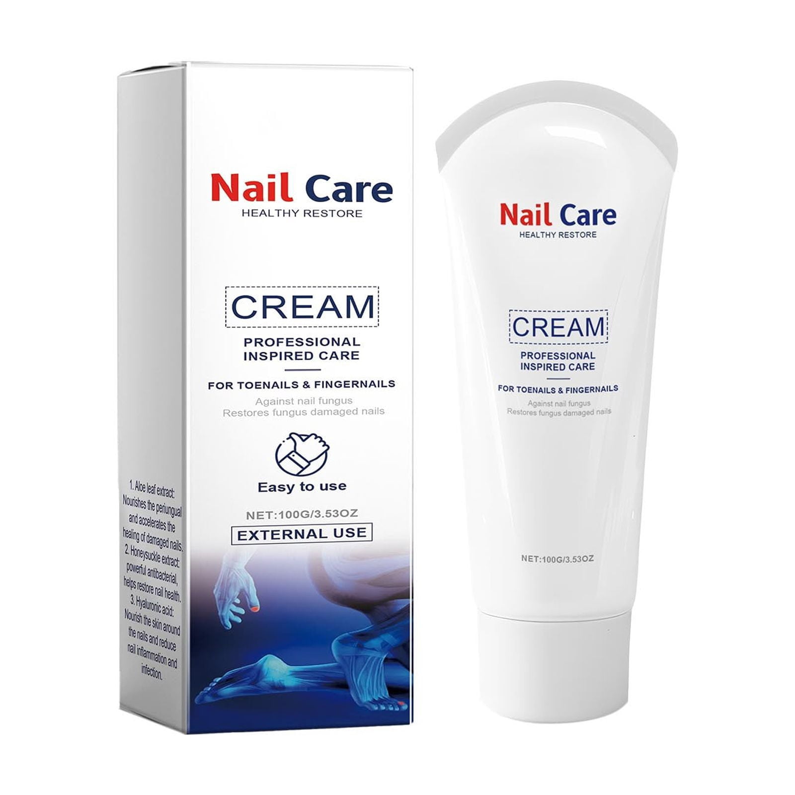 Nail Care Repair Cream,Professional Hard as Hoof Nail Strengthening ...