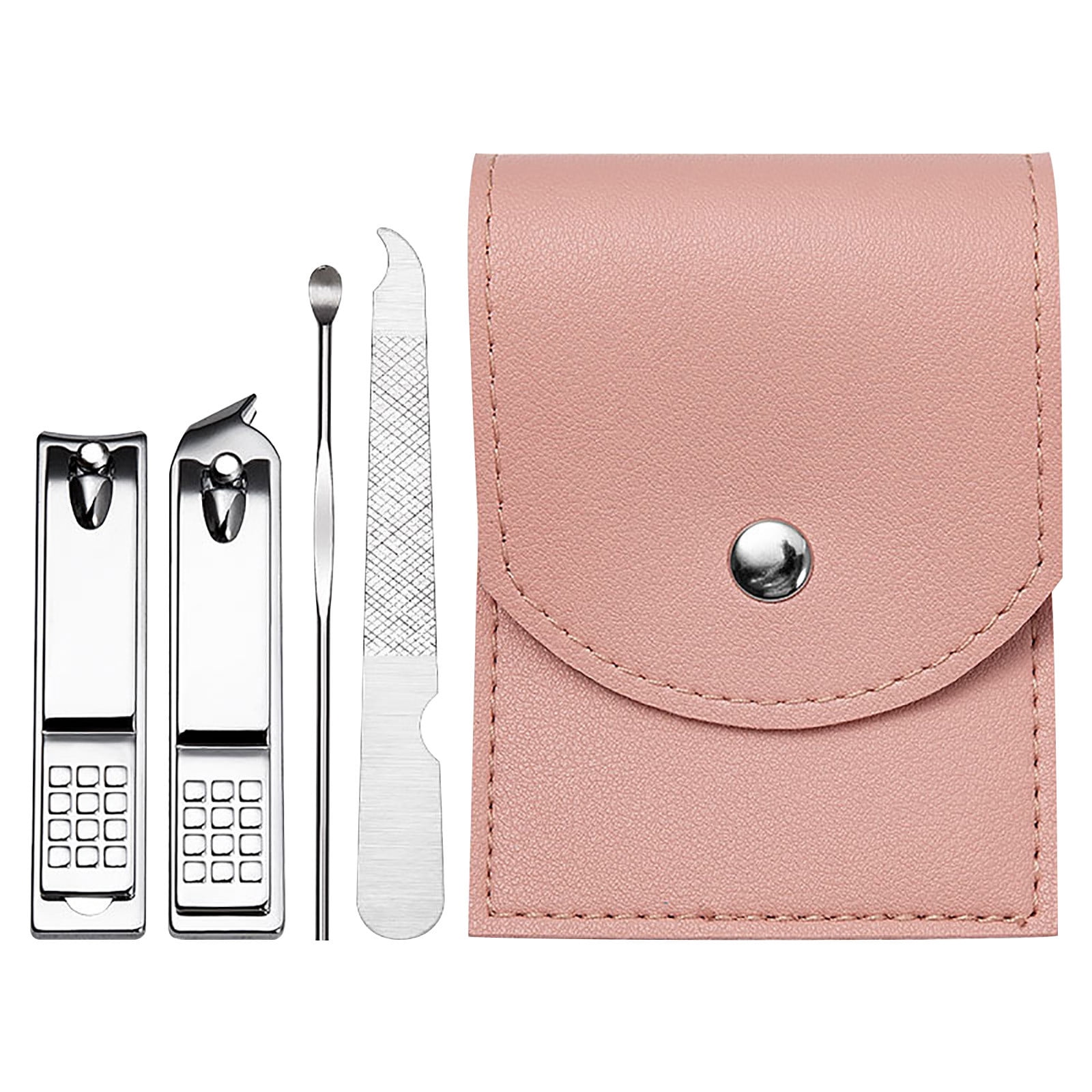 Nail Care Set, Professional Manicure Tools, 4-Piece Precision Clippers ...