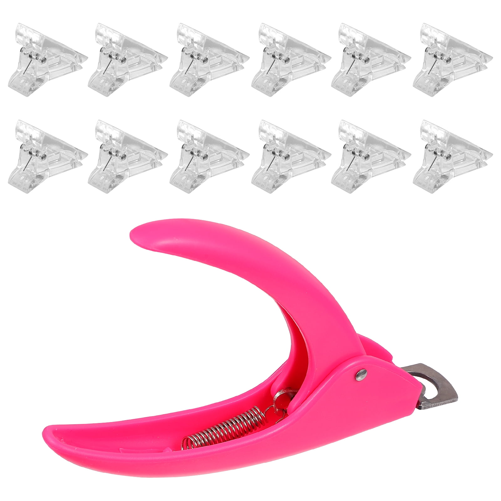 Nail Clip Clips Extension False Tip Transparent Clipper Nails Building ...