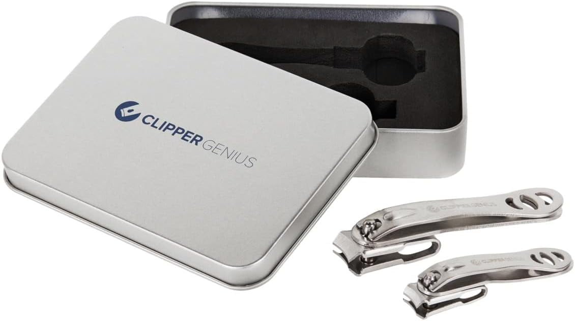 Nail Clipper Set, 360 Degree Swivel Blade Nail Clippers for Men & Women ...