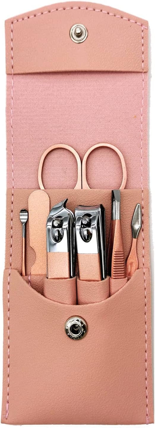 Nail Clipper Set, 7PCS Manicure Set Fingernail Clippers Kit Fashion ...