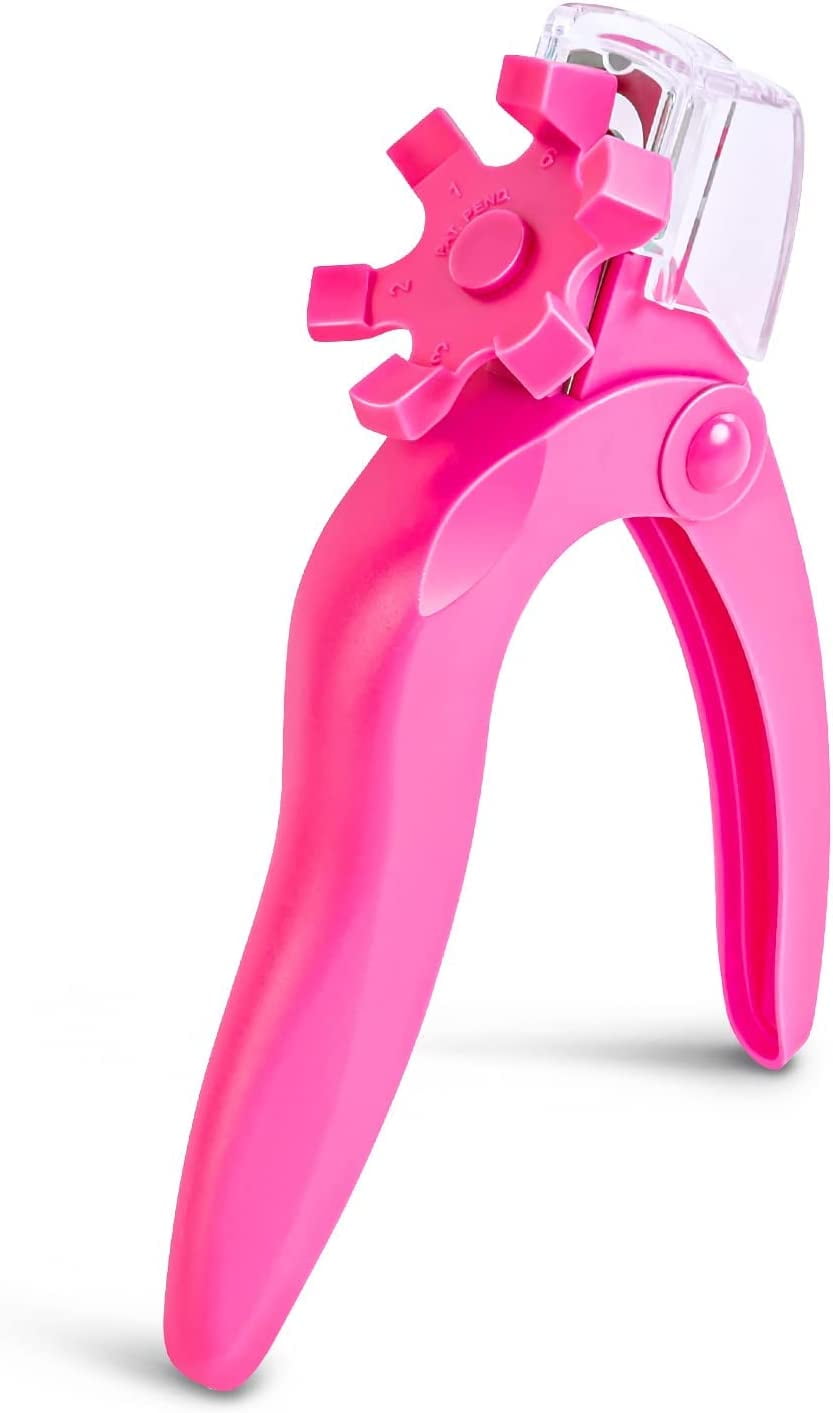 Nail Clippers for Acrylic Nails with Sizer and Catcher Adjustable Nail ...