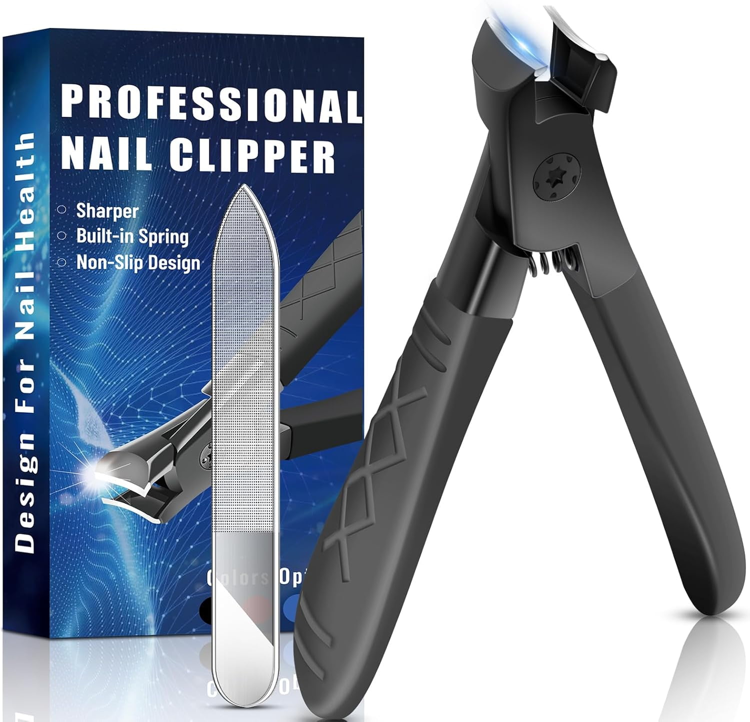 Nail Clippers for Finger Nails, Upgraded Professional Nail Clippers for ...